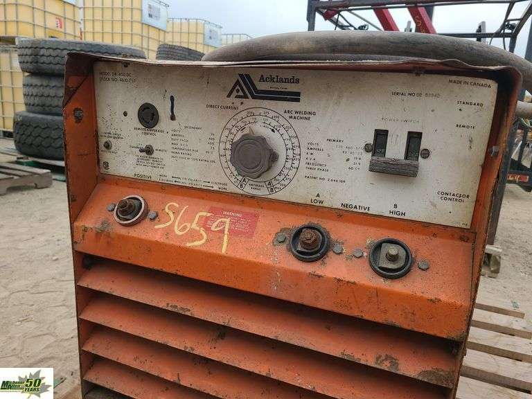 Acklands Welder-1 Pallet - Michener Allen Auctioneering Ltd