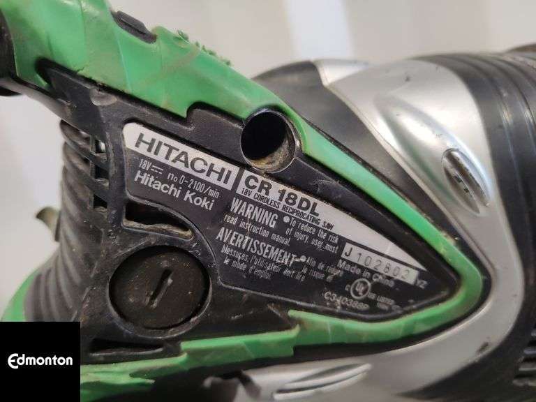 Hitachi Cordless Reciprocating Saw - Michener Allen Auctioneering Ltd