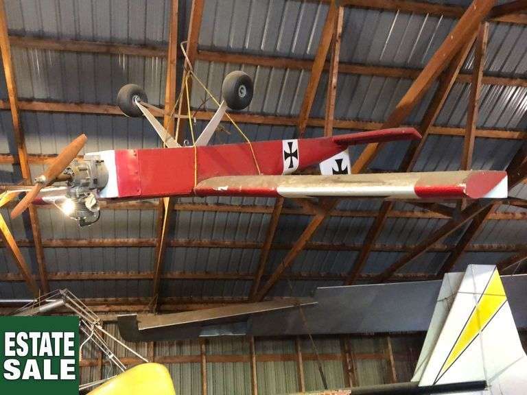 8’ Red Baron Model Plane - Michener Allen Auctioneering Ltd