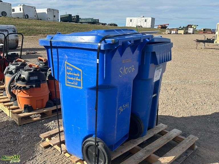 2 Large Recycle Bins - Michener Allen Auctioneering Ltd