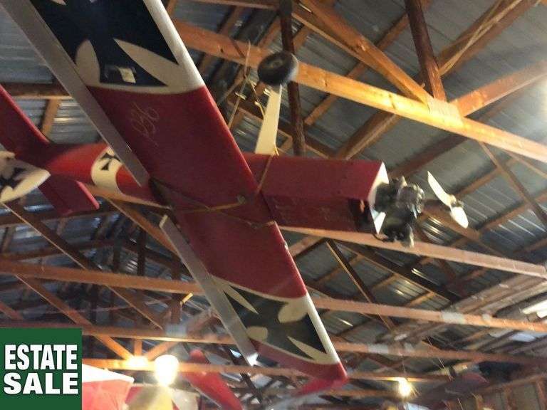 8’ Red Baron Model Plane - Michener Allen Auctioneering Ltd