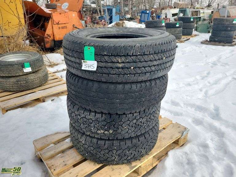 R18 Tires-Qty 4, 1 Pallet - Michener Allen Auctioneering Ltd