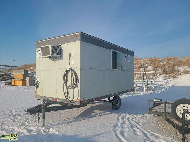 8x16' Job Site/Office Shack 2000 S/A Enclosed Trailer - Michener Allen ...