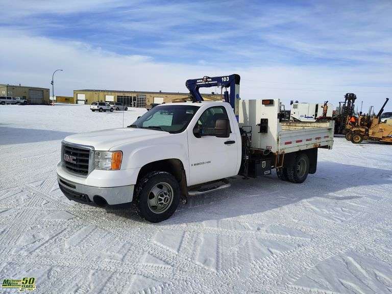 2008 GMC Sierra 3500HD Regular Cab DRW S/A Dump Truck - Michener Allen ...