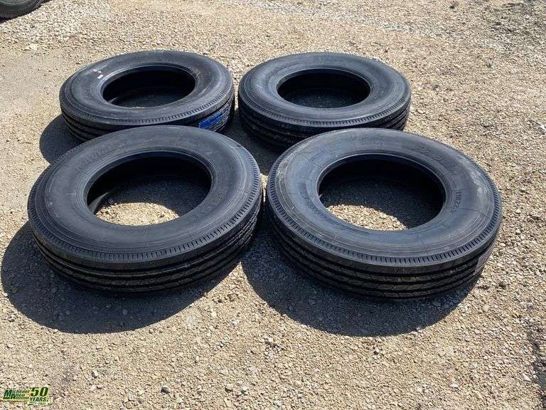 Set Of 4 Unused Forlander FR811 11R22.5-18PR Tires - Michener Allen ...