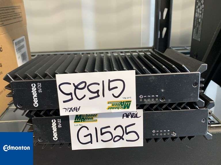 Genetec SV-32 - Qty 2 *NO CORDS* - Michener Allen Auctioneering Ltd