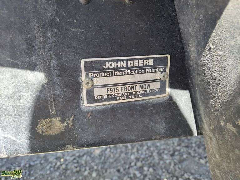 John Deere F915 Mower - Michener Allen Auctioneering Ltd