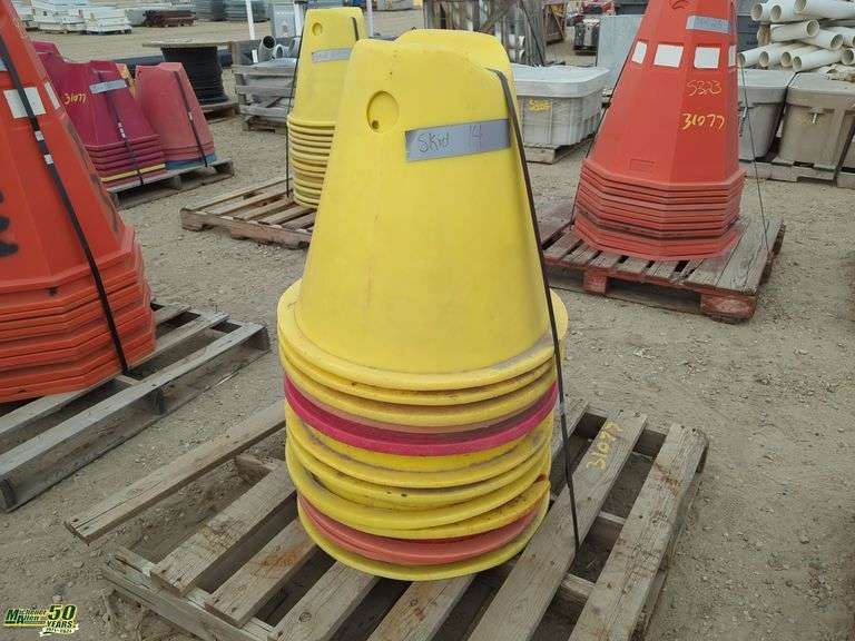 Cable/Pipe Cones - 1 Pallet - Michener Allen Auctioneering Ltd