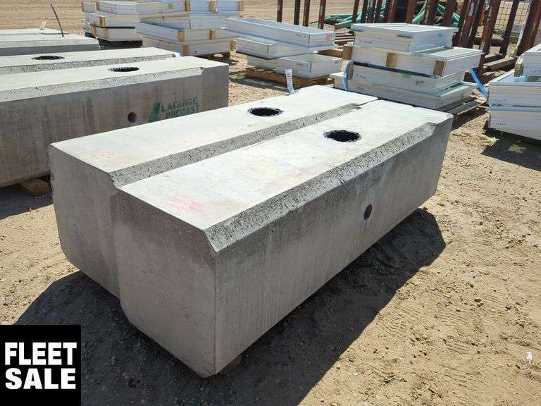 Precast Concrete Light Post Base - Qty 2 - Michener Allen Auctioneering Ltd