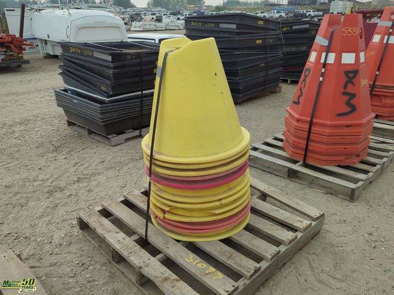 Cable/Pipe Cones - 1 Pallet - Michener Allen Auctioneering Ltd