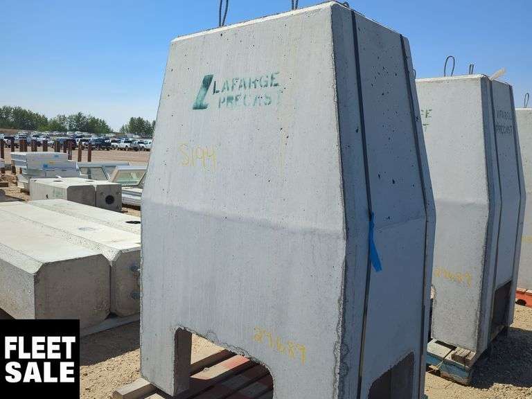 Precast Concrete Light Post Base - Qty 1 - Michener Allen Auctioneering Ltd