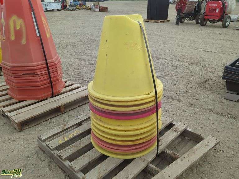 Cable/Pipe Cones - 1 Pallet - Michener Allen Auctioneering Ltd