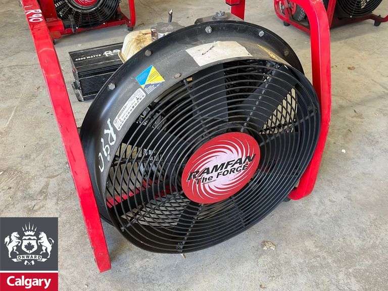 Gas Powered Fan - Michener Allen Auctioneering Ltd