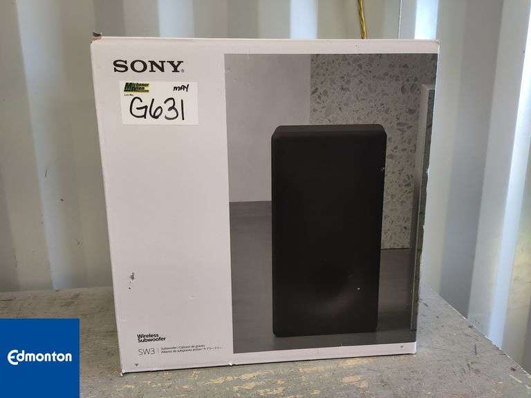 Sony SW3 Wireless Subwoofer - Qty 1 - Michener Allen Auctioneering Ltd