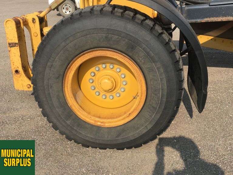 2012 John Deere 870GP Grader Ripper/Scarifier, Snow Wing, Front Lift ...