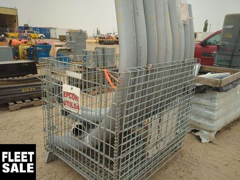 Assorted PVC Pipe - 1 Crate - Michener Allen Auctioneering Ltd