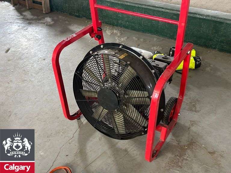 Gas Powered Fan - Michener Allen Auctioneering Ltd