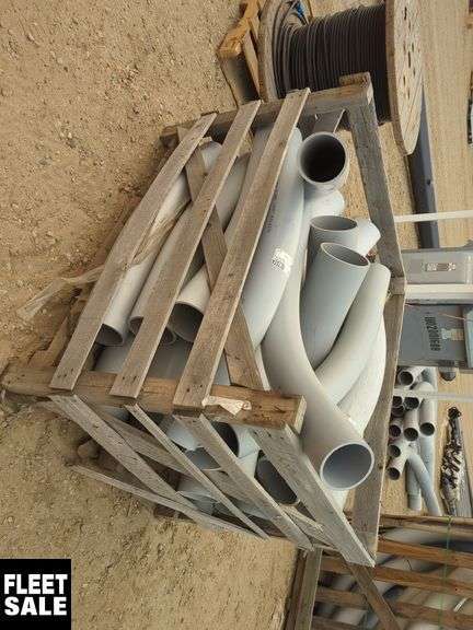 Assorted PVC Pipe - 1 Crate - Michener Allen Auctioneering Ltd