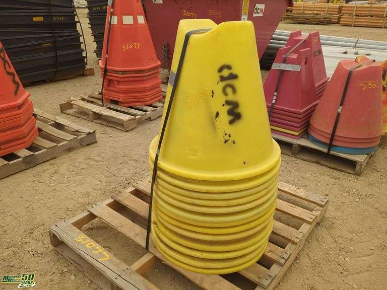 Cable/Pipe Cones - 1 Pallet - Michener Allen Auctioneering Ltd
