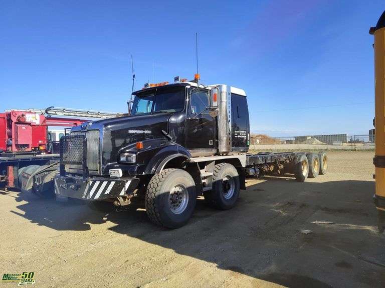 Non-Operable 2006 Western Star 4900 SB Tri Cab & Chassis - Michener ...