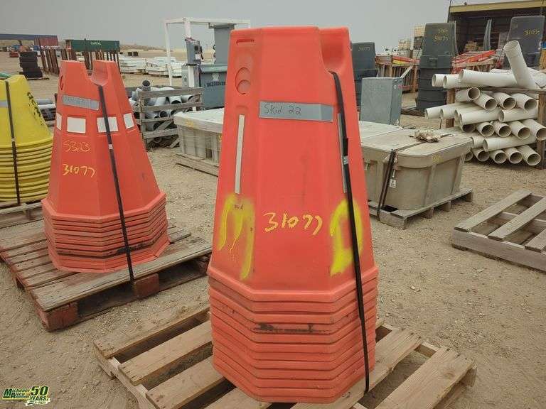 Cable Cones - 1 Pallet - Michener Allen Auctioneering Ltd