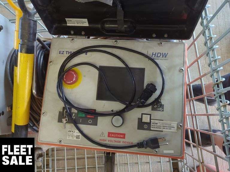 Tech Cable, Megger EZ-Thump Group Fault Location System etc - 1 Crate ...