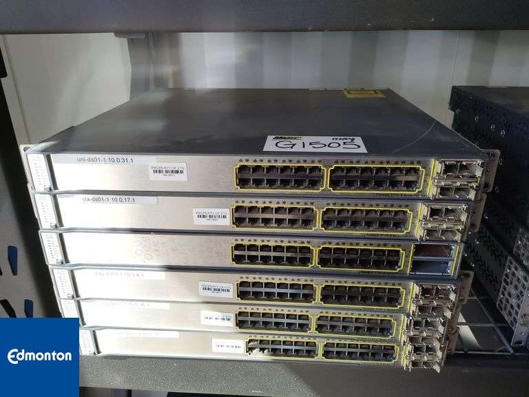 Cisco Catalyst 3750-E Series Switches - Qty 6 *NO CORDS* - Michener ...