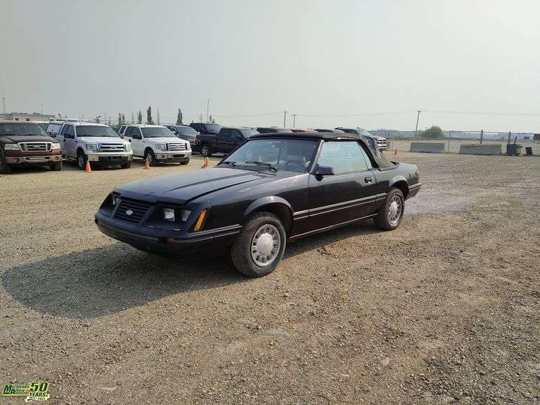 1983 Ford Mustang GLX - Michener Allen Auctioneering Ltd