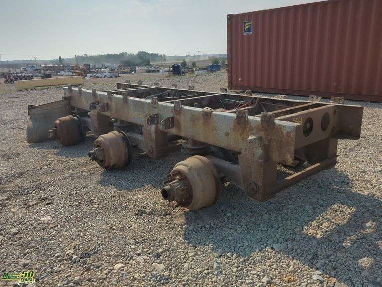 Tri Axle Trailer Frame with Axle Assemblies - Qty 1 - Michener Allen ...