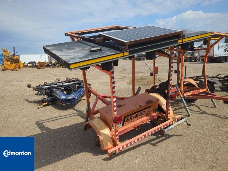 Ver-Mac ST4825 SIGN TRAILER - SIGN BOARD NON-OPERABLE Qty 1 - Michener ...