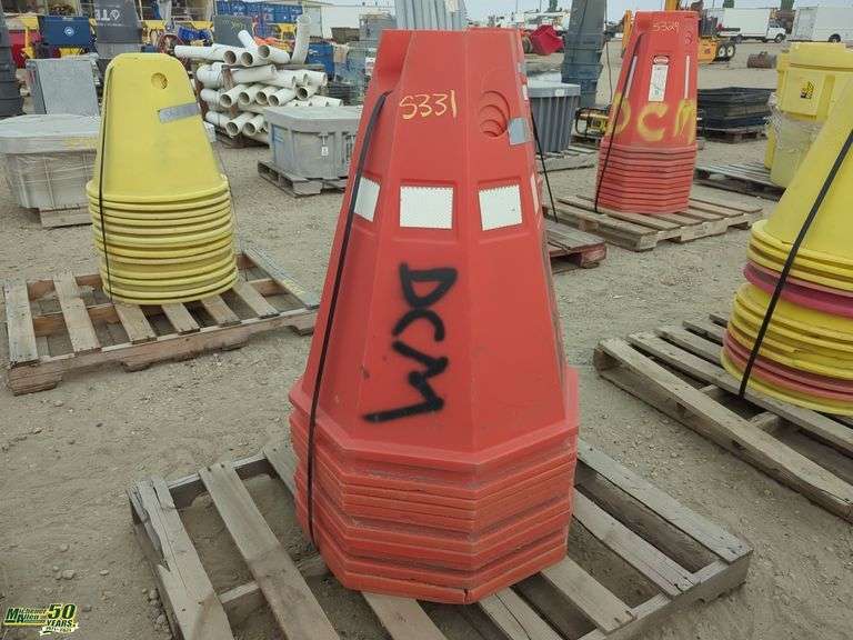 Cable Cones - 1 Pallet - Michener Allen Auctioneering Ltd