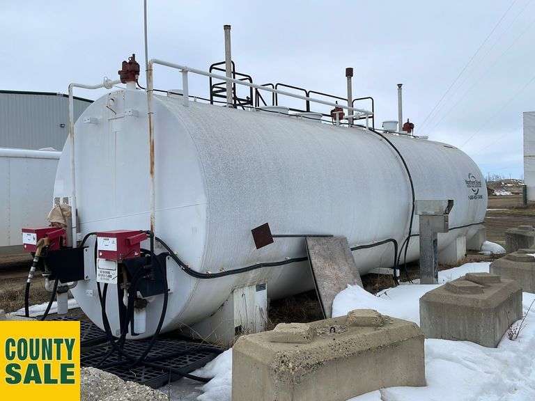 County Unit 61,000 Litre 3 Compartment Double Wall Fuel Tank - Michener ...