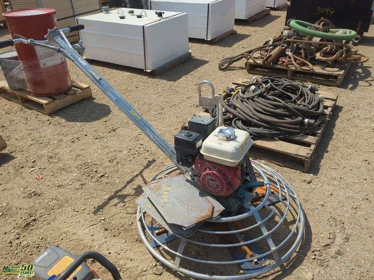 Power Trowel with Floats- 1 Pallet - Michener Allen Auctioneering Ltd
