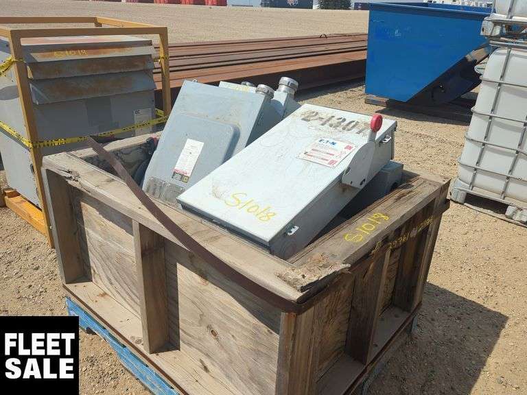 Electrical Panels, Safety Switch etc - 1 Crate - Michener Allen ...