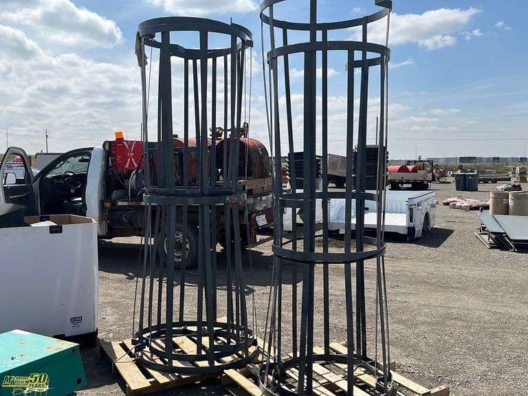 2 Ladder Safety Cage 2 Ladder Safety Cages Fall Arrest - Michener Allen ...