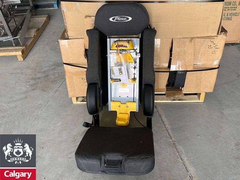 Unused Fire Truck Seats 12 Unused Pierce Fire and Rescue Seats ...