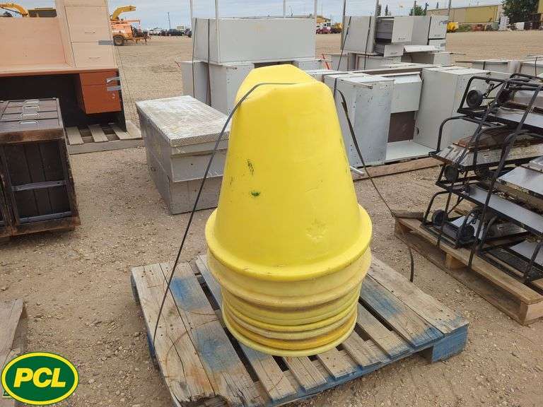 Cable/Pipe Cones - 1 Pallet - Michener Allen Auctioneering Ltd