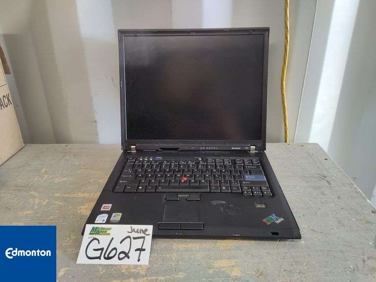 Lenovo T60 ThinkPad - Qty 1 *NO CORD* - Michener Allen Auctioneering Ltd