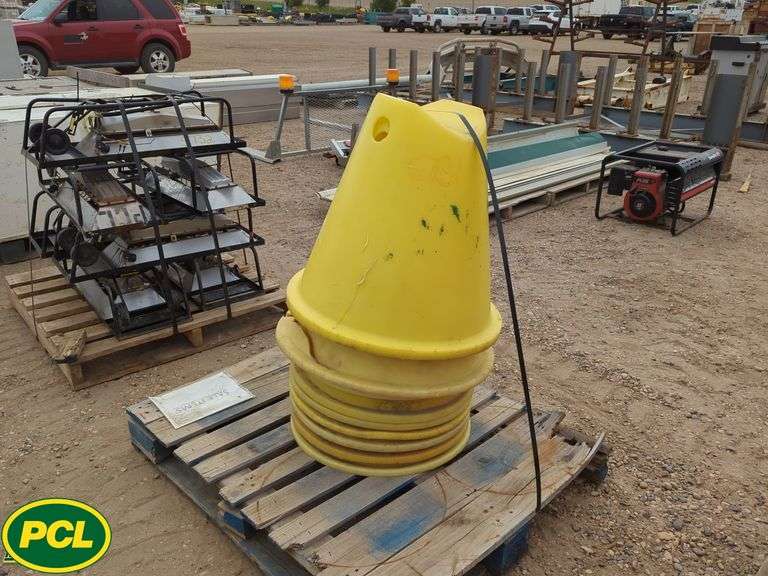 Cable/Pipe Cones - 1 Pallet - Michener Allen Auctioneering Ltd