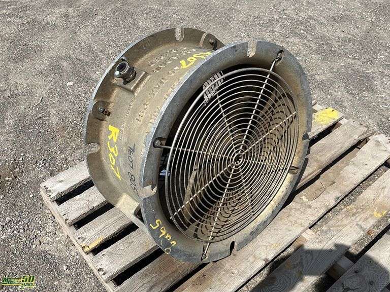 Air Operated Fan - Michener Allen Auctioneering Ltd