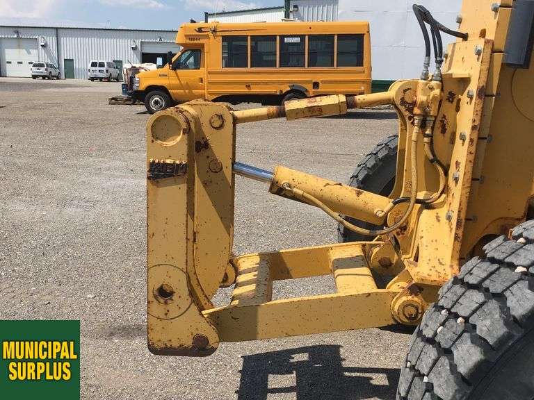 2012 John Deere 870GP Grader Ripper/Scarifier, Snow Wing, Front Lift ...