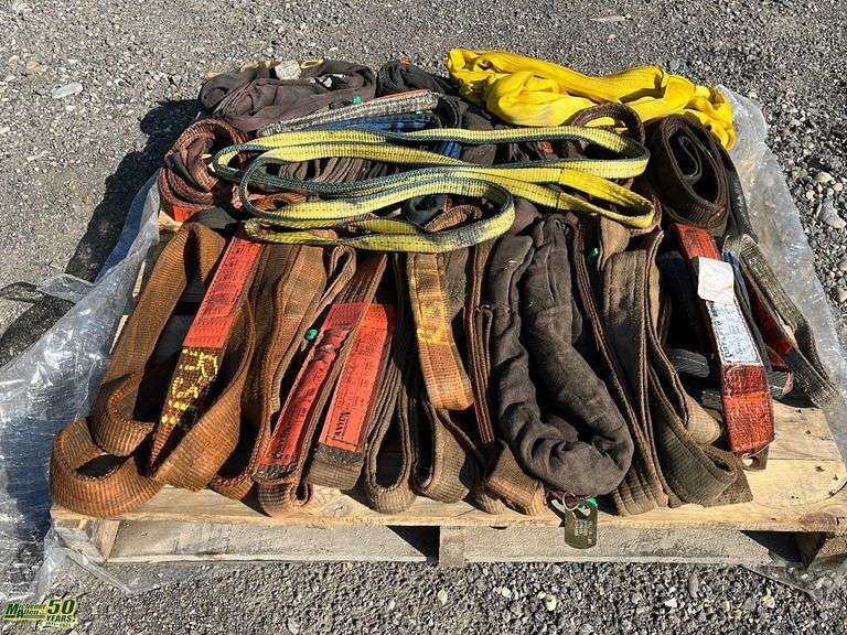 Pallet of Slings - Michener Allen Auctioneering Ltd