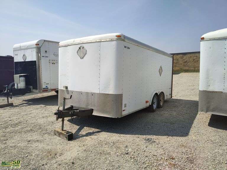 2001 Pace American T/A 16 Enclosed Trailer - Michener Allen ...