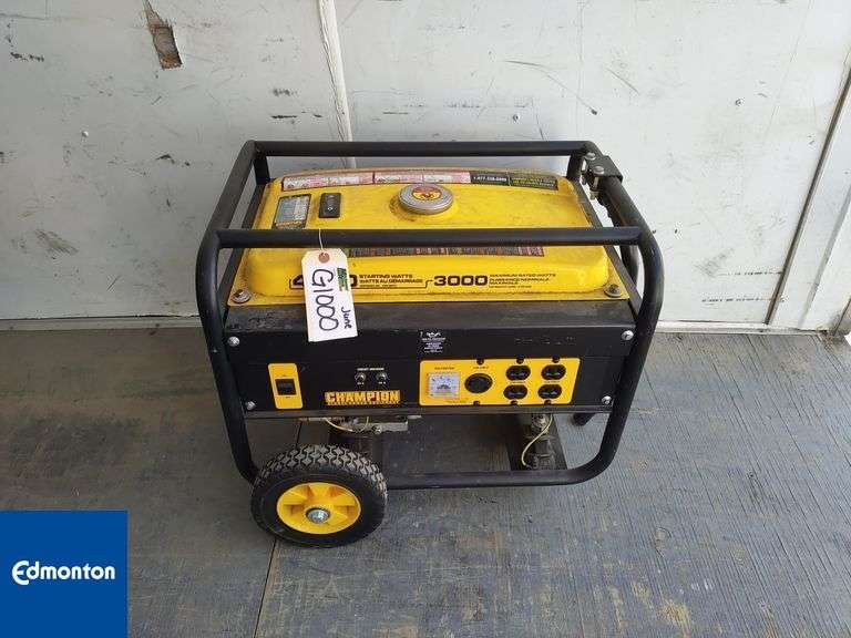 Champion Model 46551 Generator - Qty 1 - Michener Allen Auctioneering Ltd