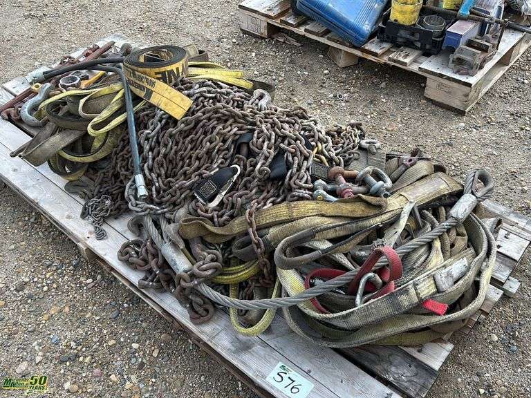 Boomers, Chains, Hydraulic Hoses, Straps, Slings, Clevises, Come-A-Long ...