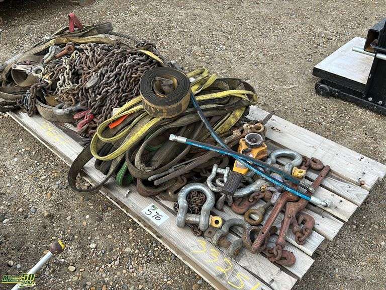Boomers, Chains, Hydraulic Hoses, Straps, Slings, Clevises, Come-A-Long ...