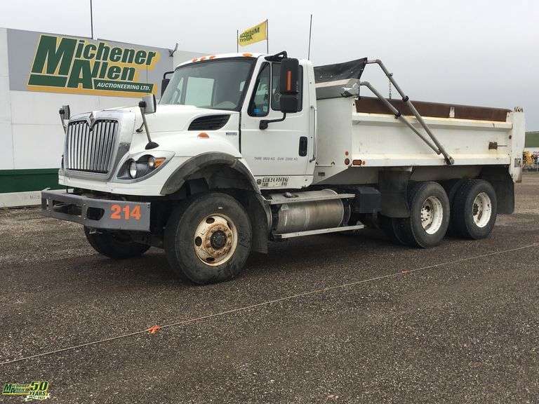 2012 International WorkStar 7500 T/A Dump Truck - Michener Allen ...