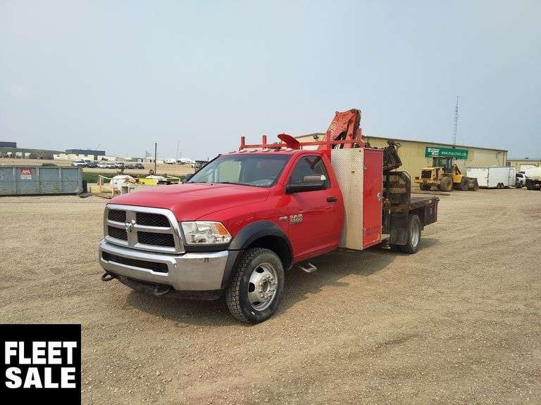 2017 Ram 5500 4x4 S/A Fassi F65 Picker Deck Truck - Michener Allen ...