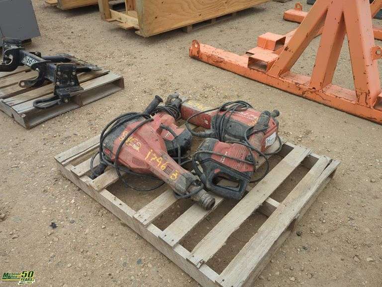 Hilti TE-3000 AVR Jackhammer Hilti TE 2000-AVR Demolition Jack Hammers ...