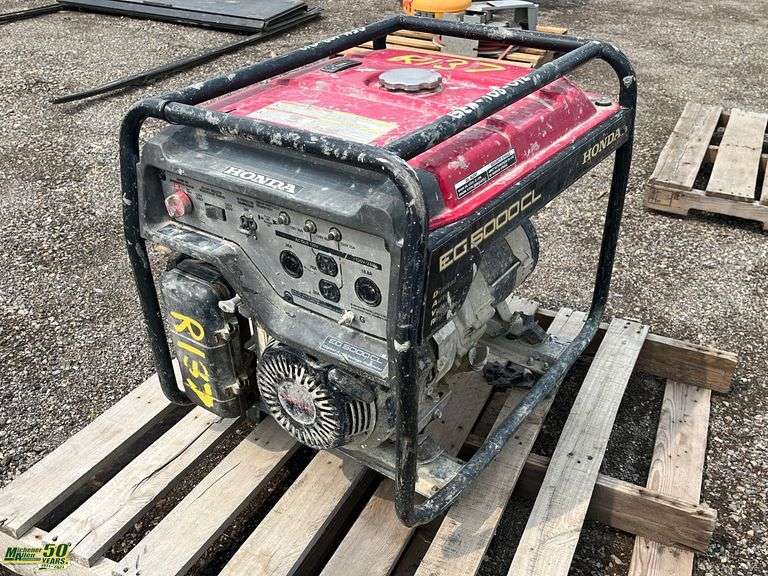 Honda 5000 CL Generator - Michener Allen Auctioneering Ltd